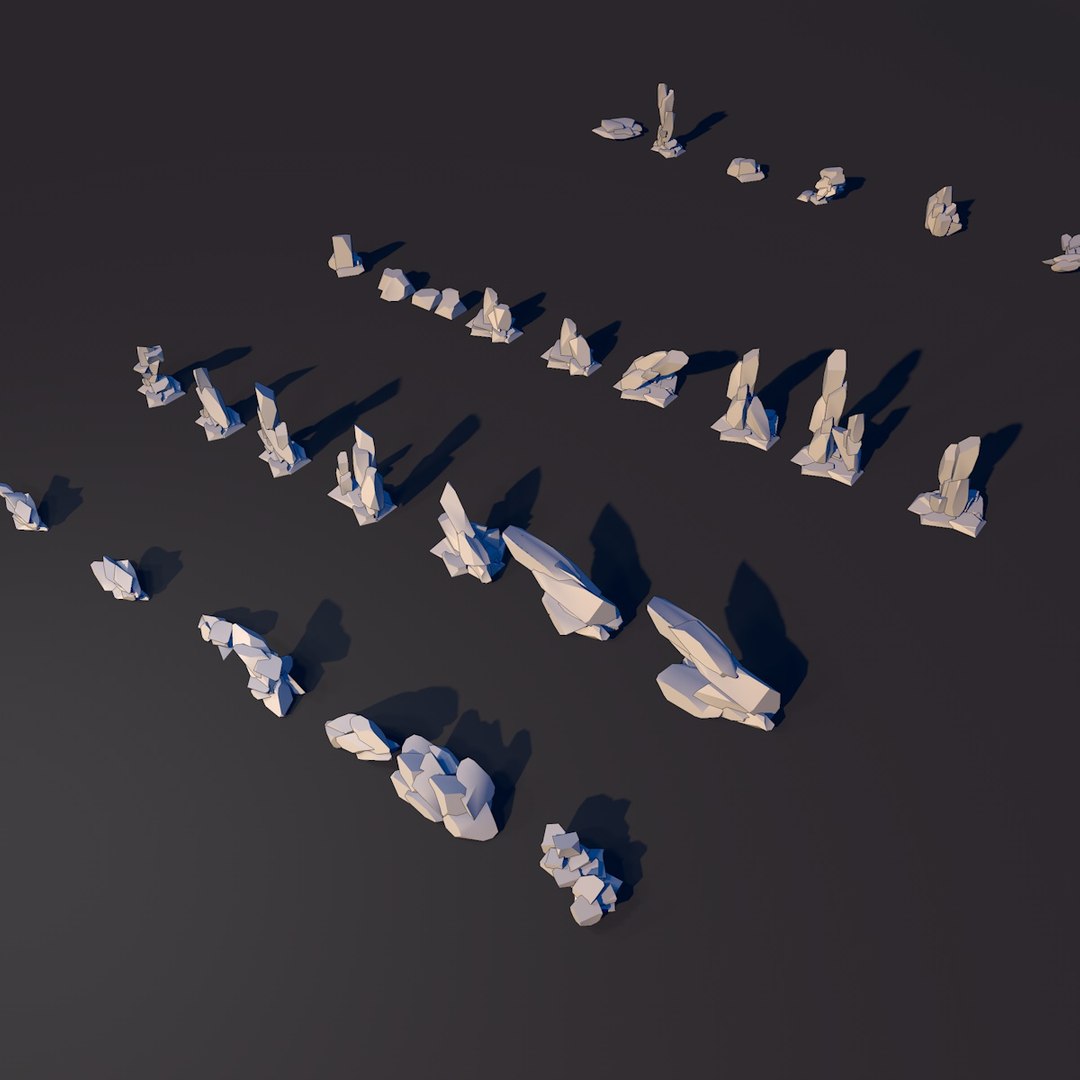 Rock Stone V4 Low Poly 4K 3D Model - TurboSquid 2151520