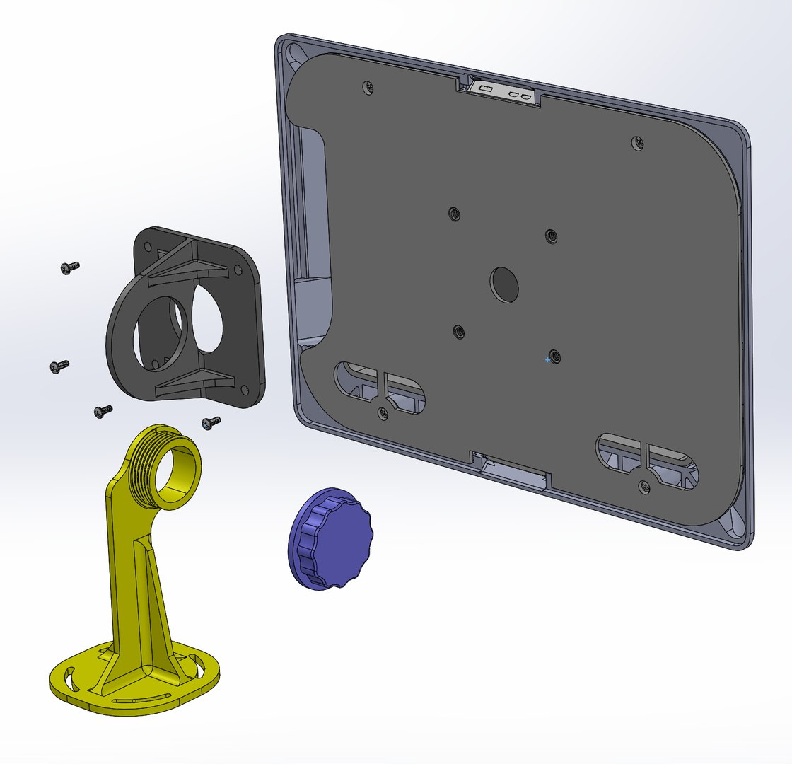 Digital Art Frame Desktop Wall Mount 3D Model - TurboSquid 1820265