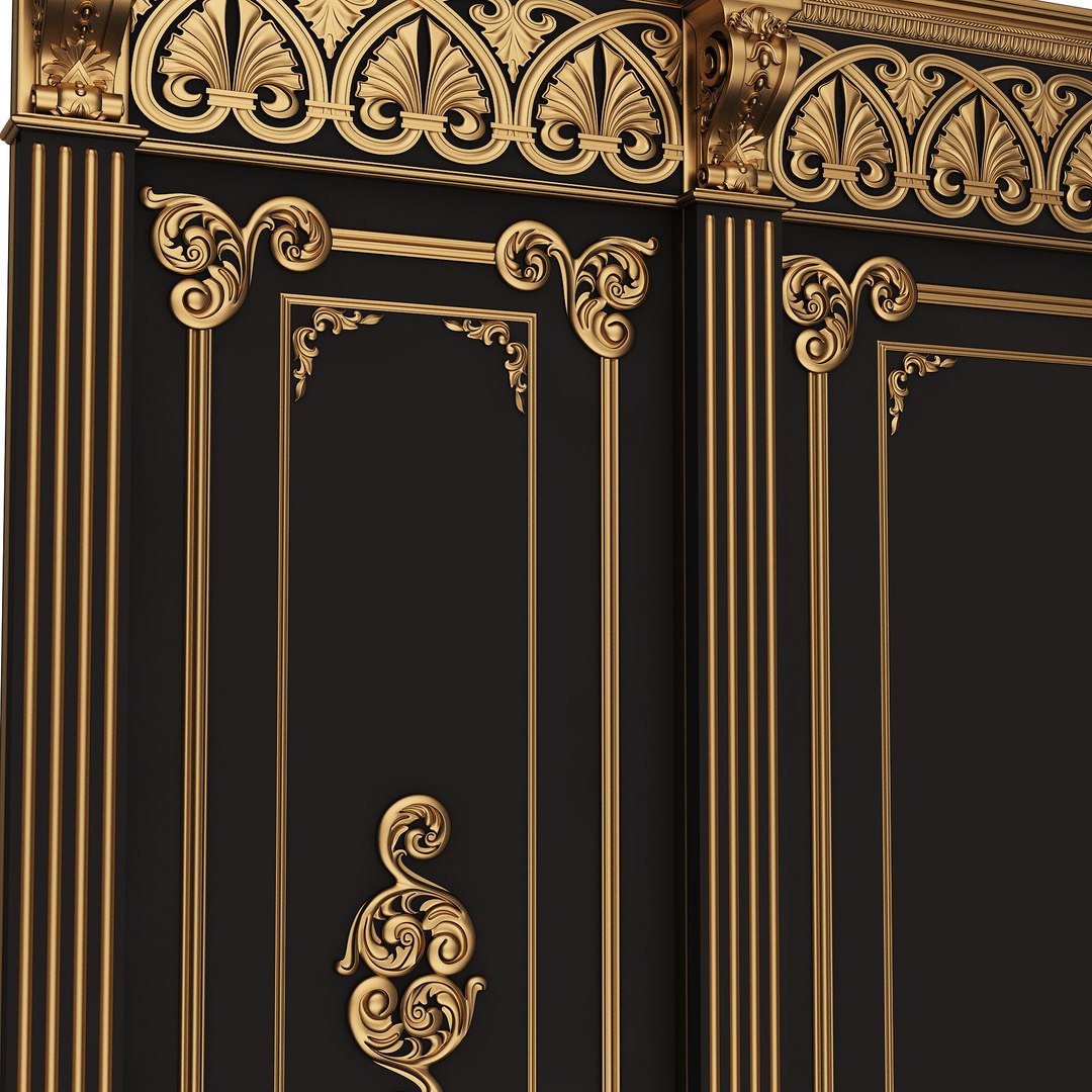3D Boiserie Classic Panels Collection - TurboSquid 1923720