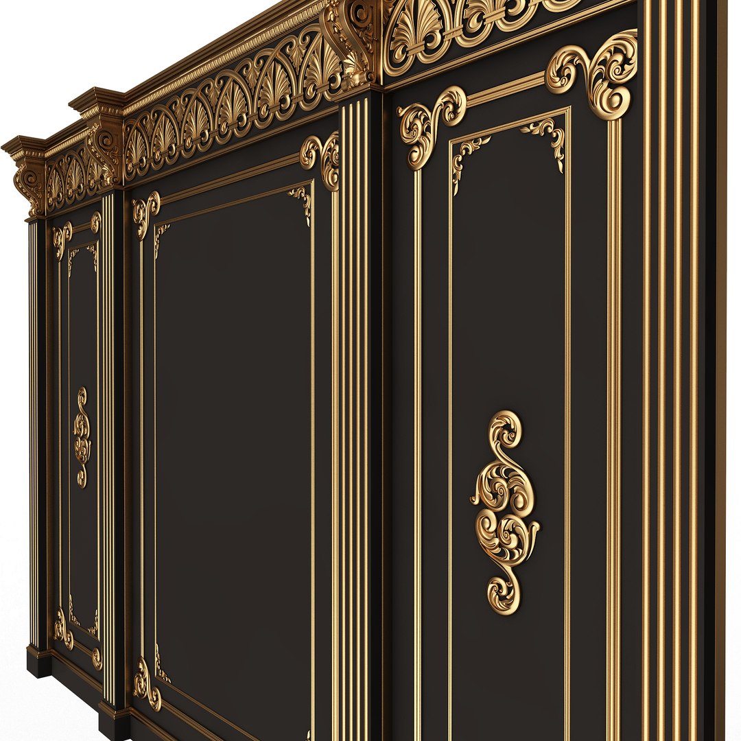3D Boiserie Classic Panels Collection - TurboSquid 1923720