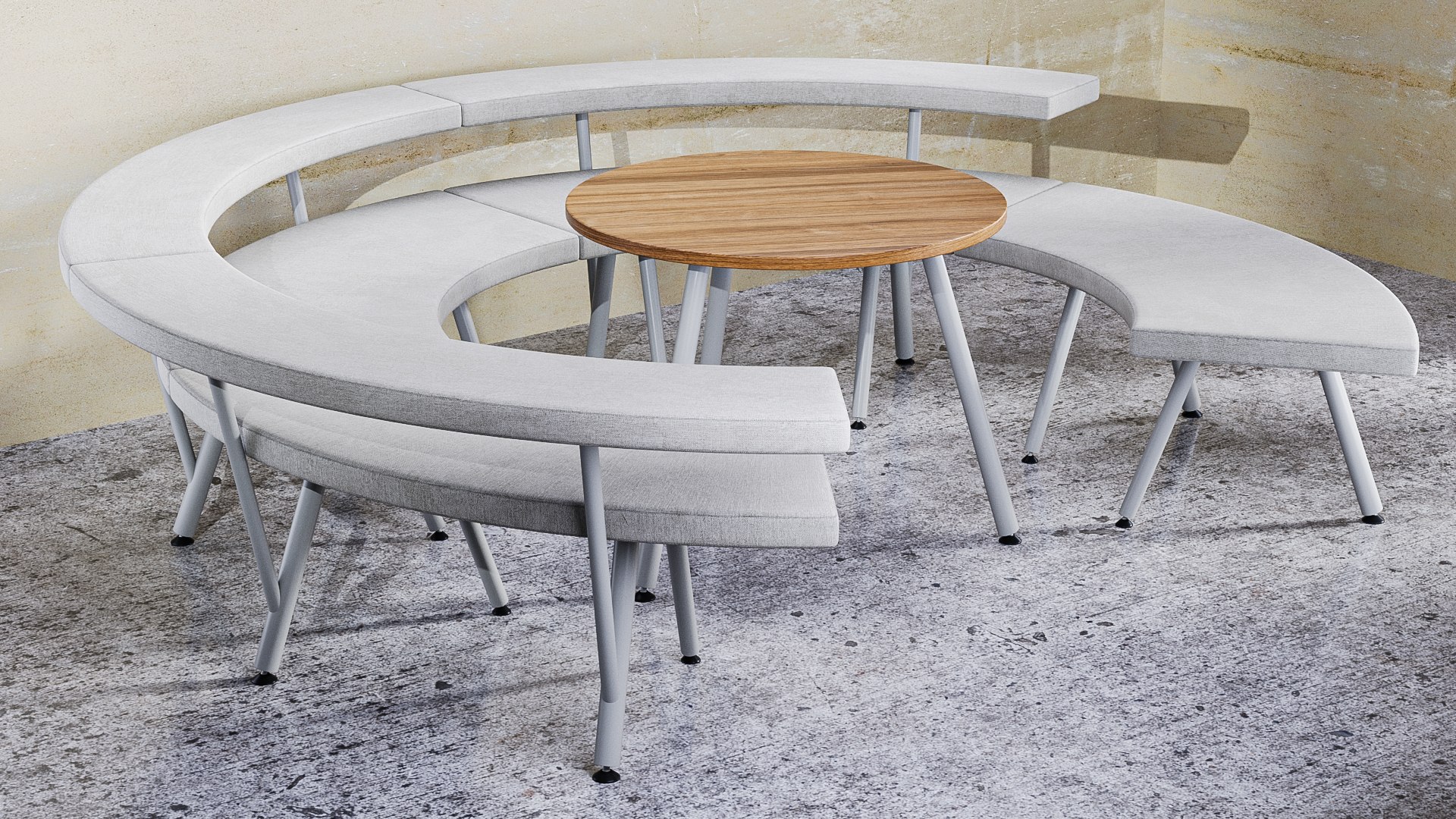 Bench Autobahn 3D - TurboSquid 2129352