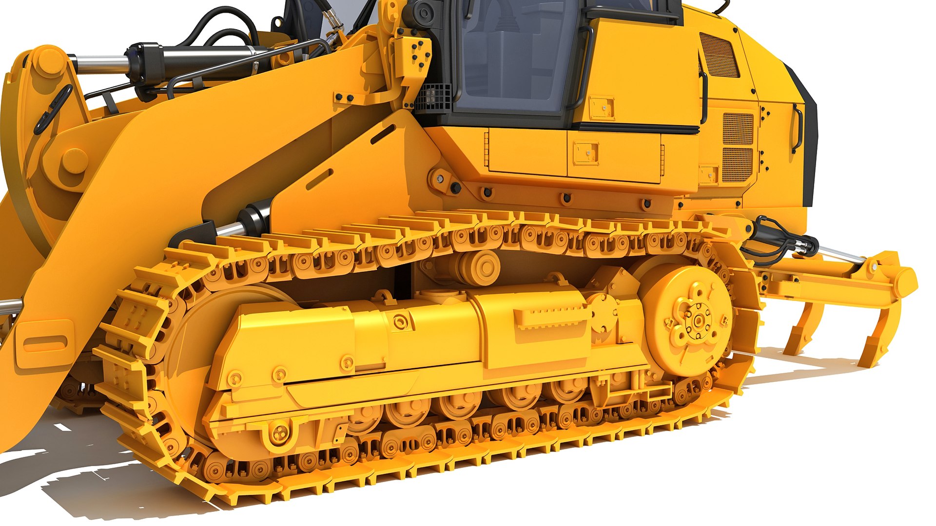 3D Tracked Dozer Bulldozer - TurboSquid 2375204
