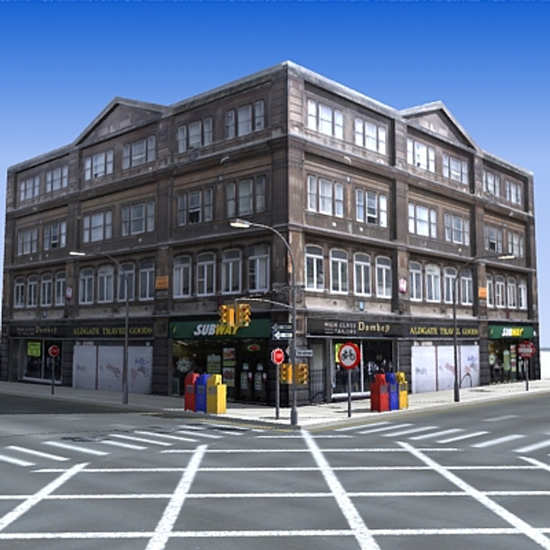 3d Model City Street