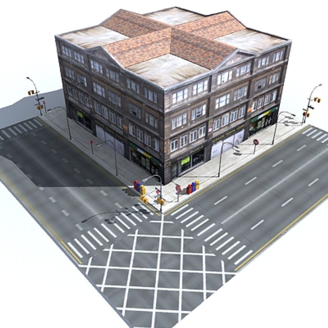 3d Model City Street