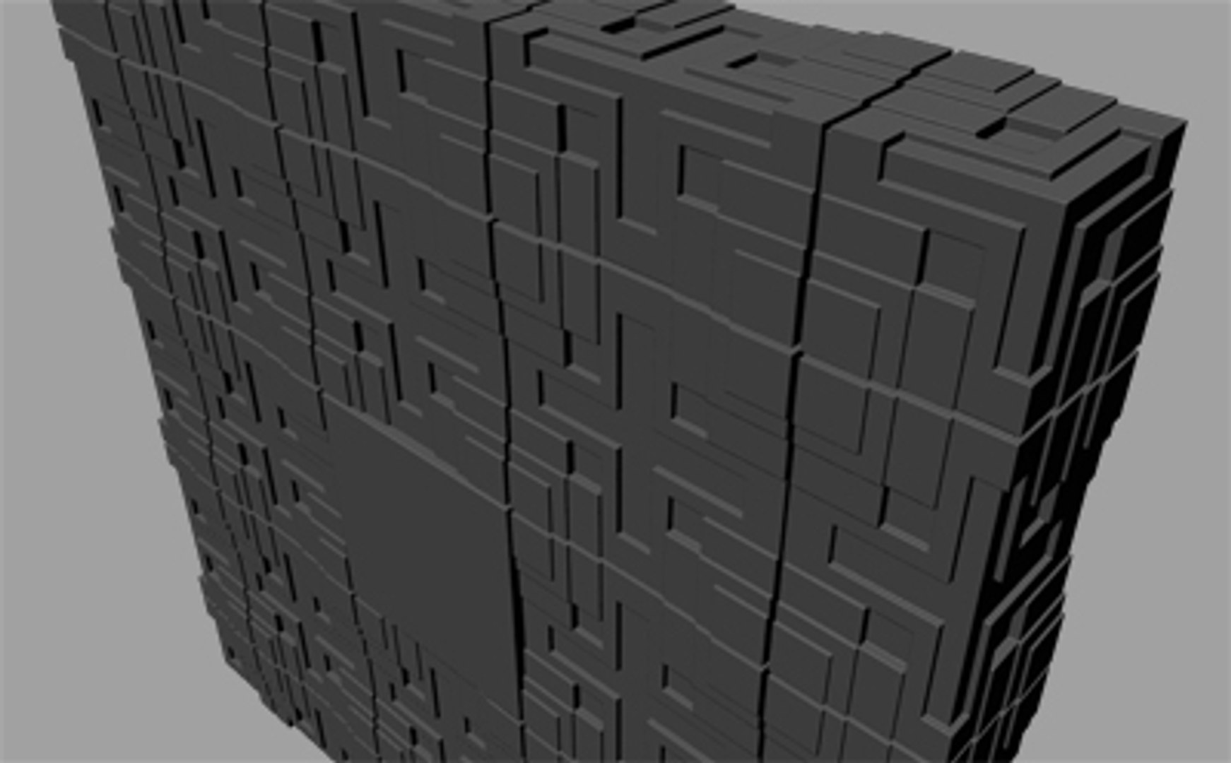 textile block frank lloyd 3d model