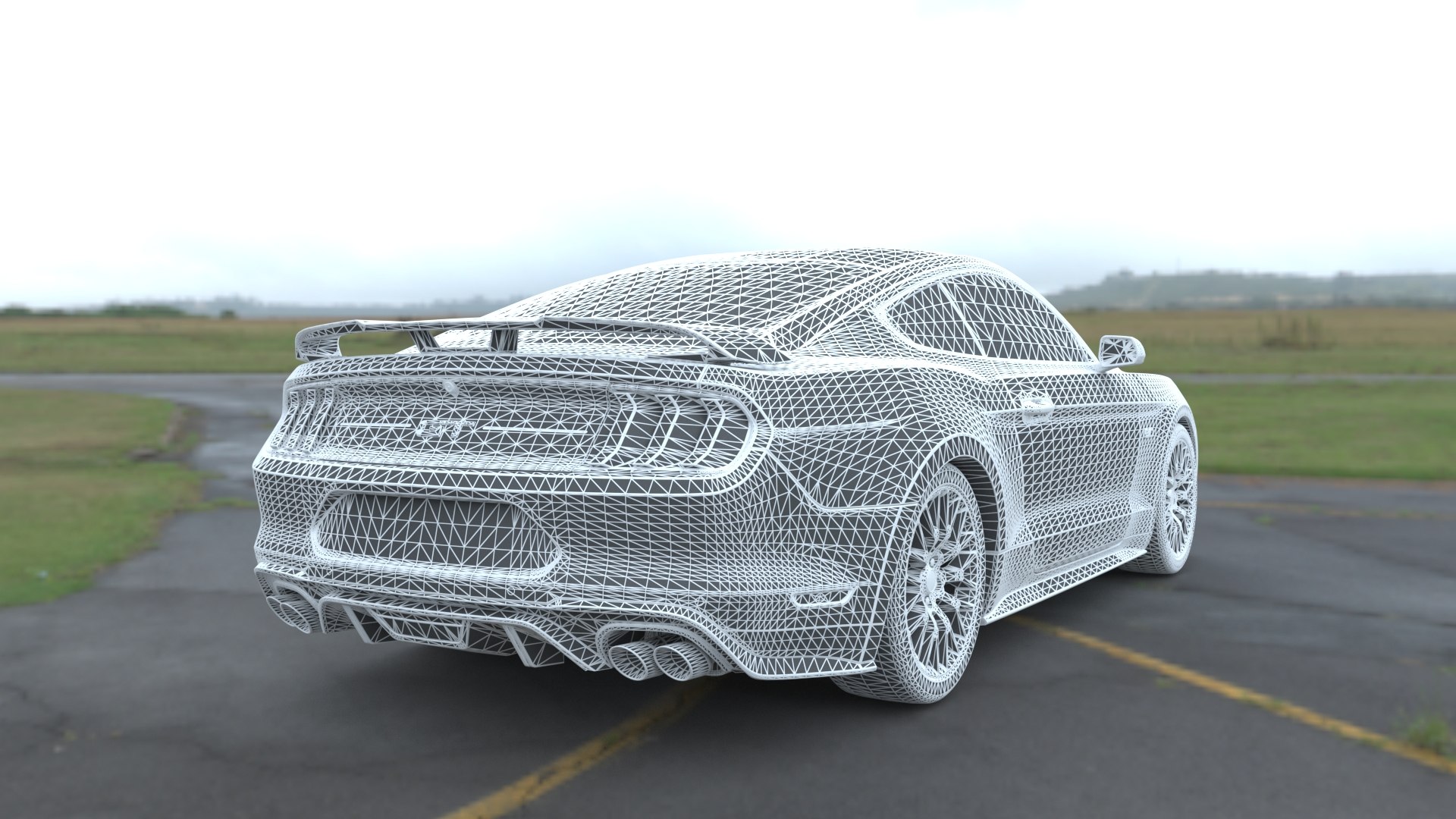 3D Model 2020 Ford Mustang Shelby GT - TurboSquid 2309104