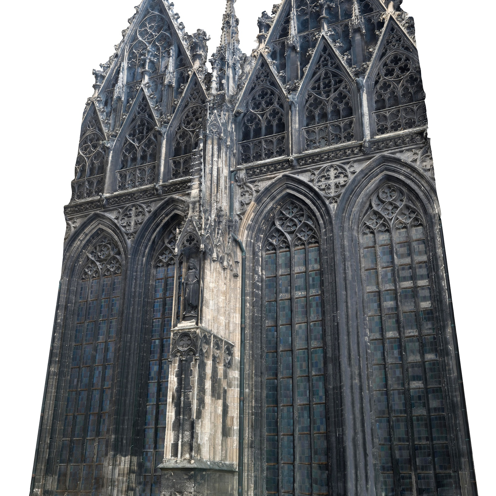 gothic architecture 3d obj
