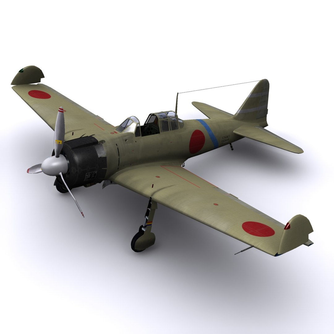 3d Model A6m Zero Fighter Air