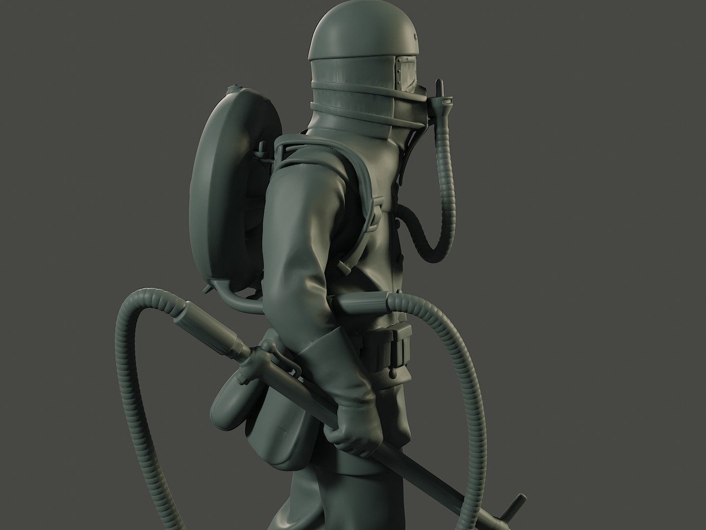 German soldier ww1 walk 3D model - TurboSquid 1511007