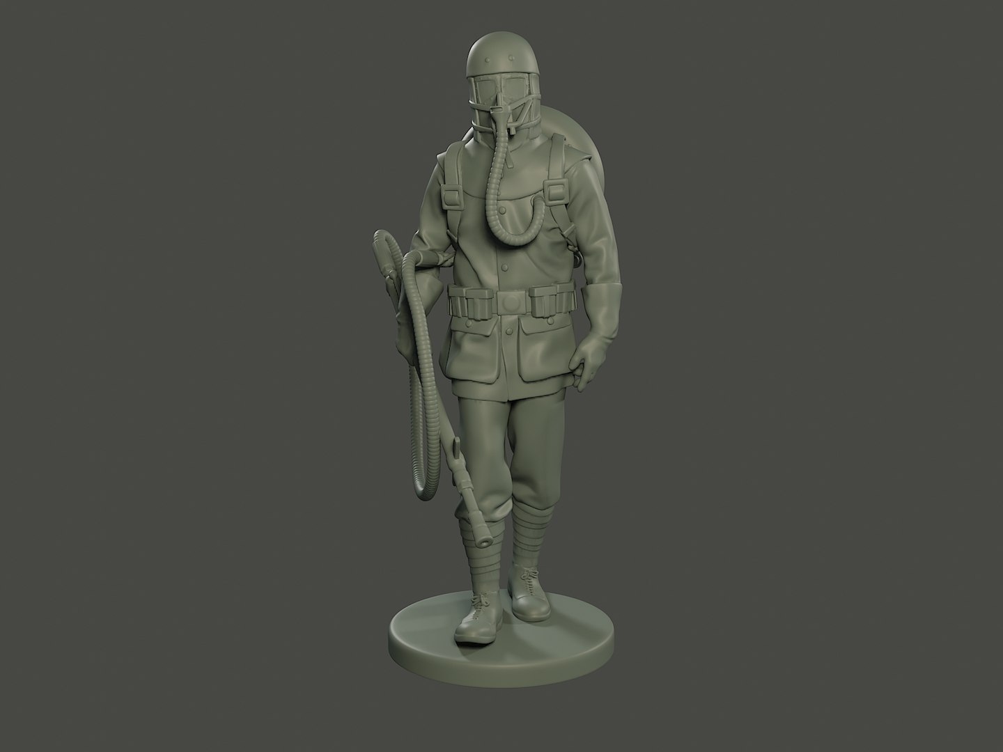 German Soldier Ww1 Walk 3D Model - TurboSquid 1511007