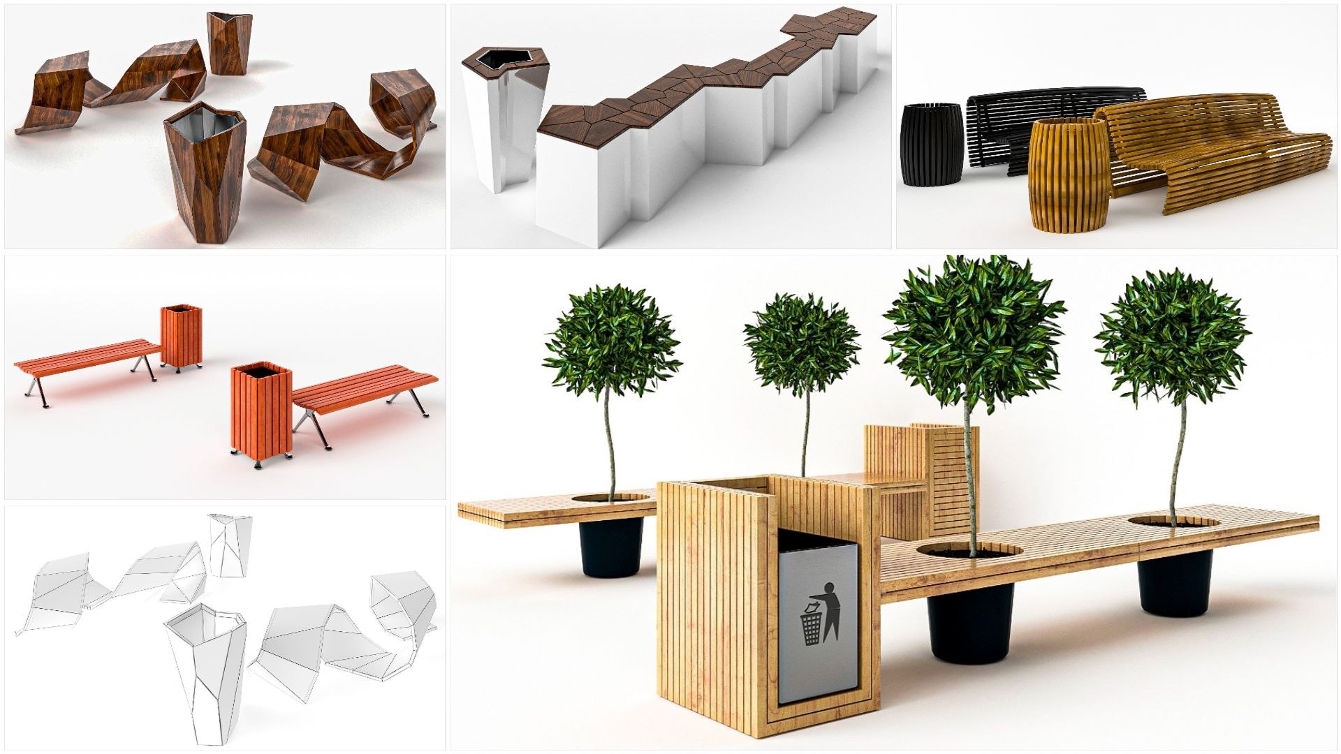 modelo 3d Benches - TurboSquid 1990552