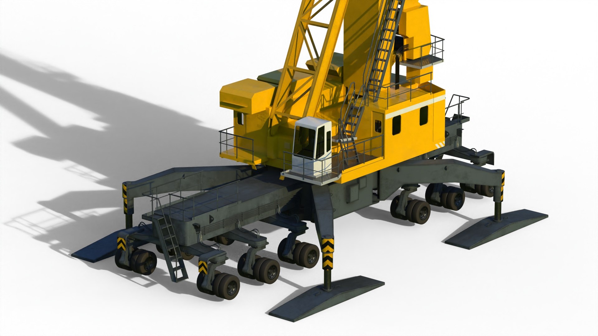 3D Mobile harbour crane LHM 250 - TurboSquid 2160655