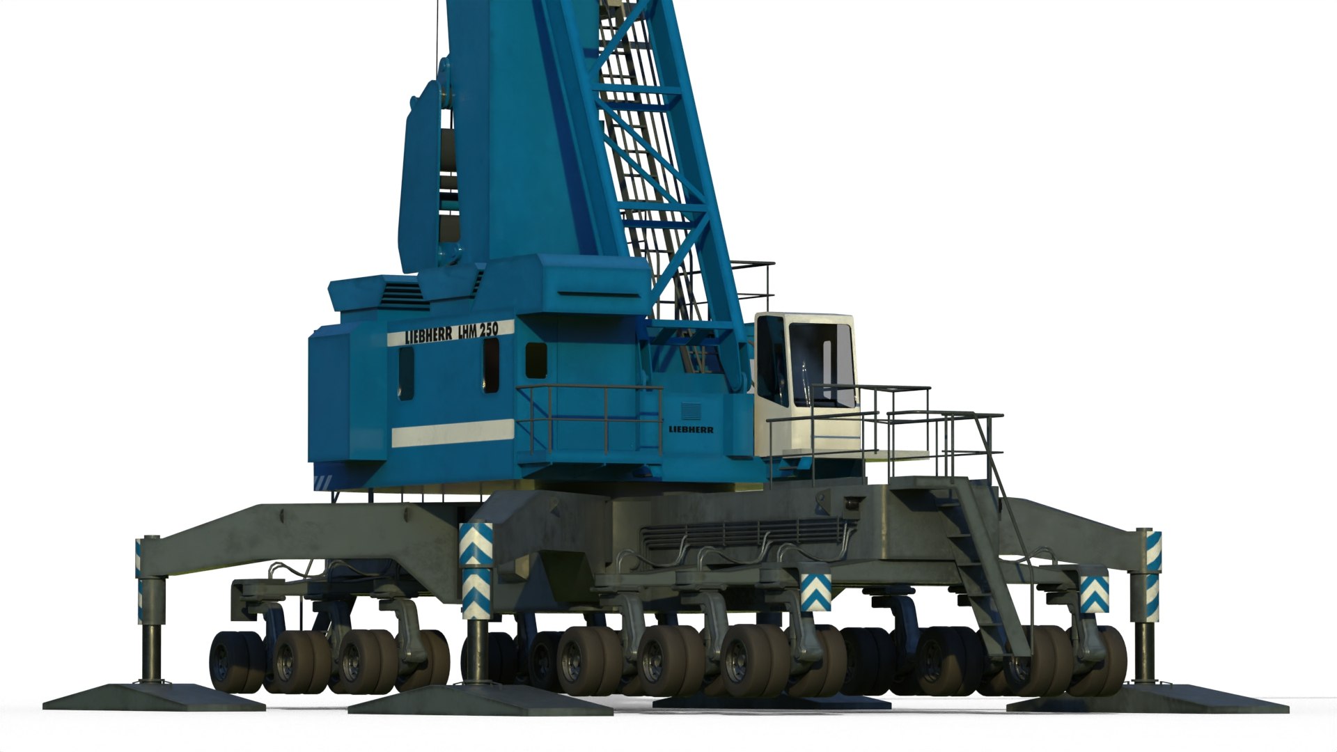 3D Mobile harbour crane LHM 250 - TurboSquid 2160655