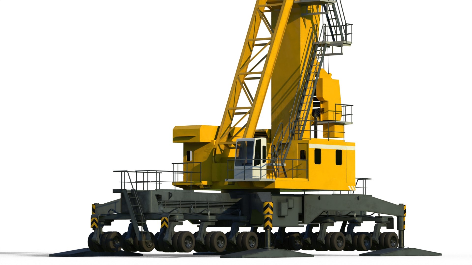 3D Mobile harbour crane LHM 250 - TurboSquid 2160655
