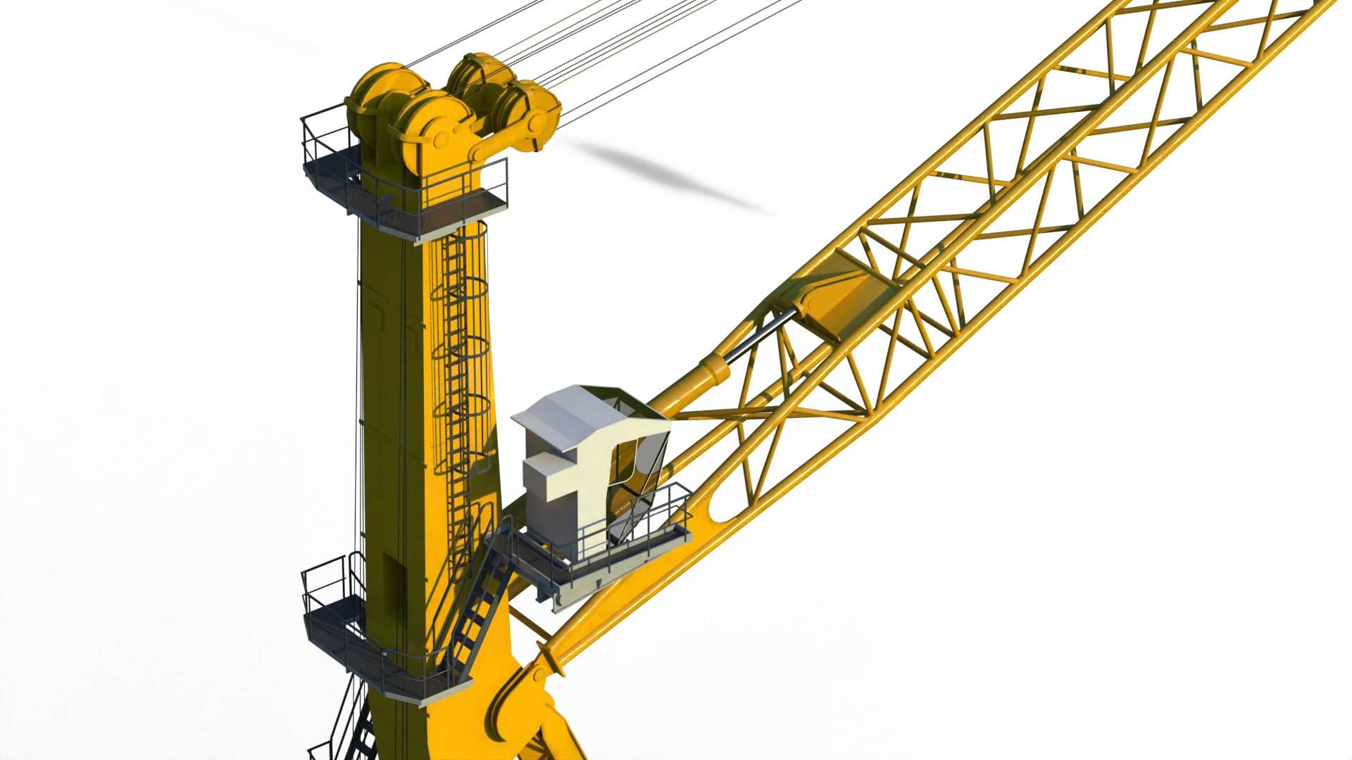 3D Mobile harbour crane LHM 250 - TurboSquid 2160655
