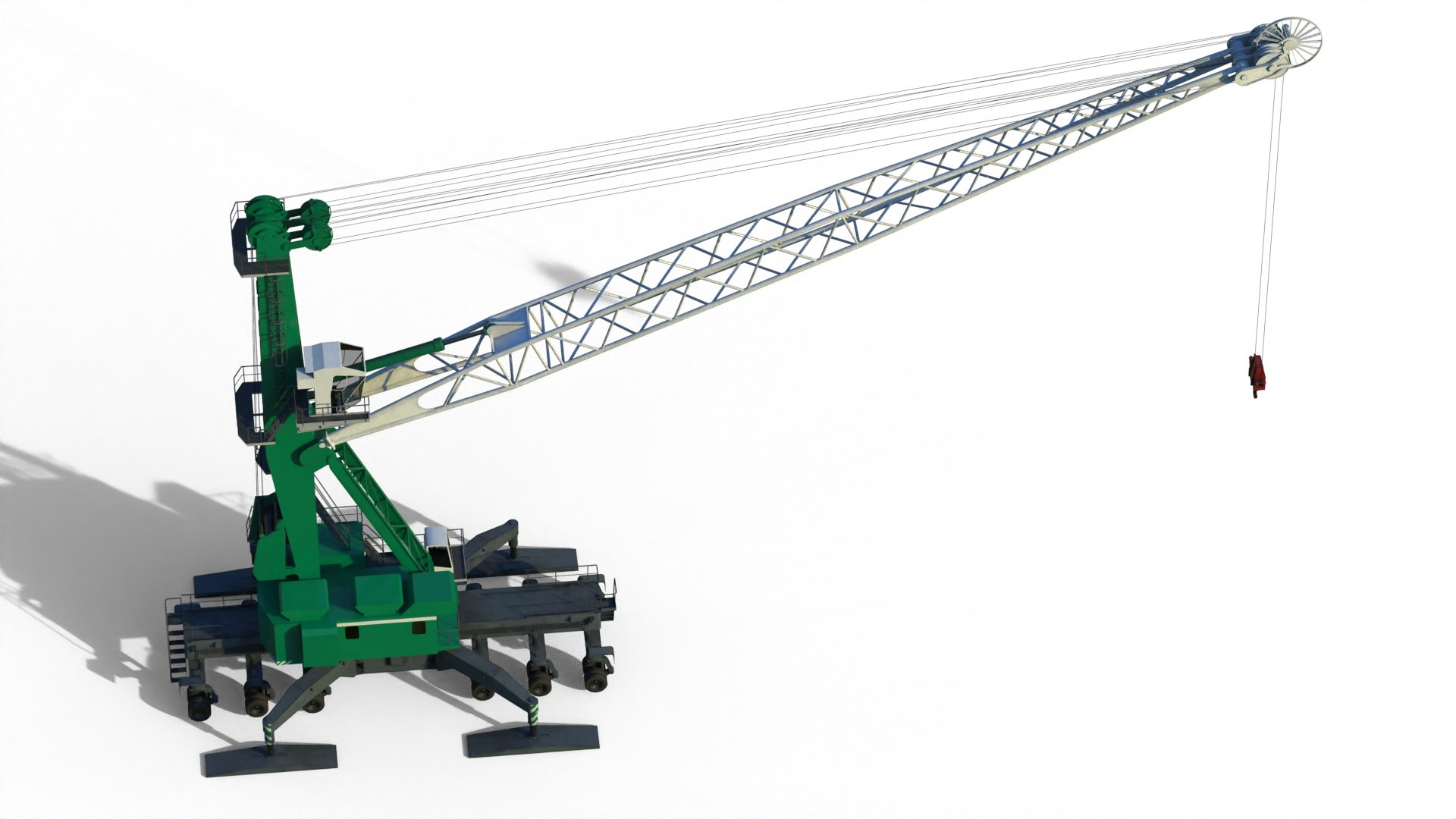 3D Mobile harbour crane LHM 250 - TurboSquid 2160655