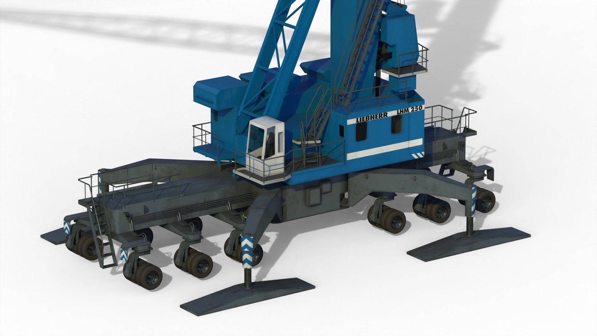 3D Mobile harbour crane LHM 250 - TurboSquid 2160655
