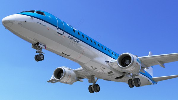 Embraer ERJ-190 KLM 3D 모델 - TurboSquid 785574