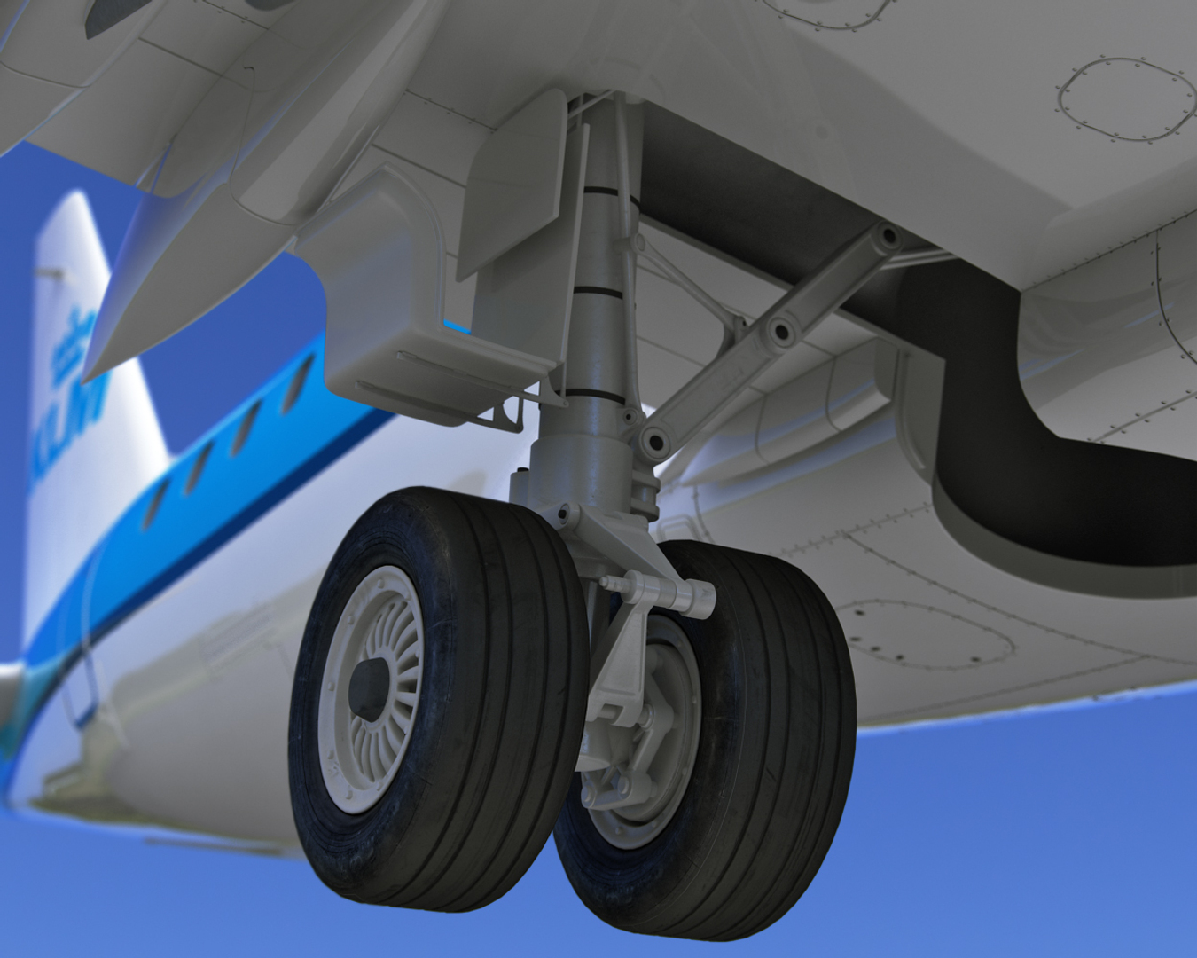 3d embraer erj-190 klm