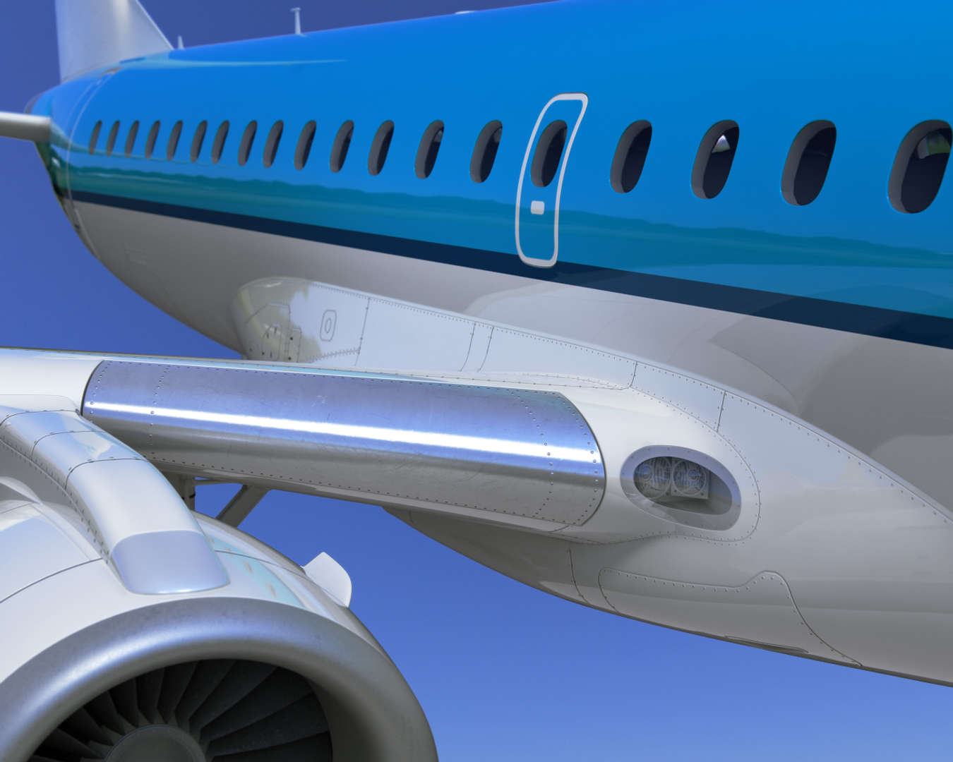 modelo 3d Embraer ERJ-190 KLM - TurboSquid 785574