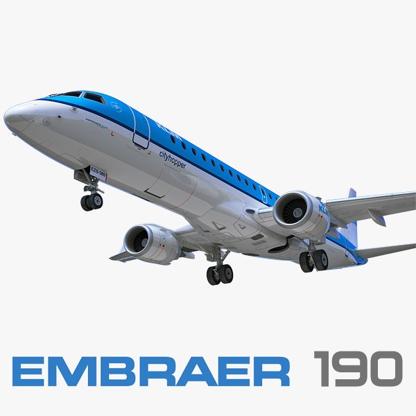 Embraer 190 3D Models for Download | TurboSquid