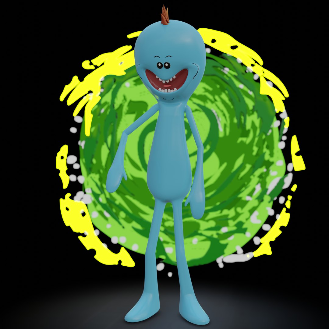 Meeseeks 先生索具 PBR 3D 低聚模型3D模型 - TurboSquid 1748244
