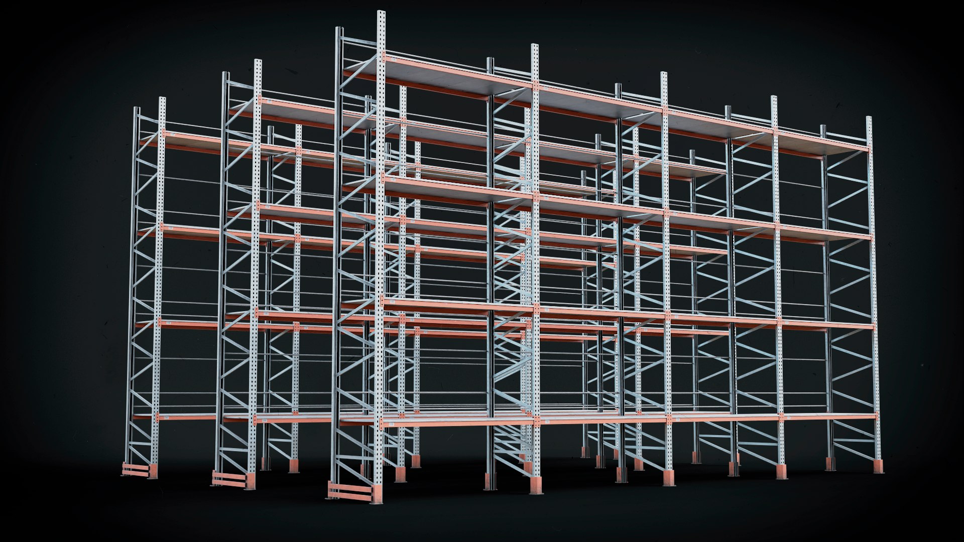 Modular Racks With Props Realtime 3D Model - TurboSquid 2214379