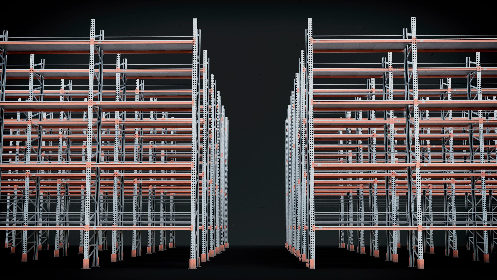 Modular Racks With Props Realtime 3D Model - TurboSquid 2214379