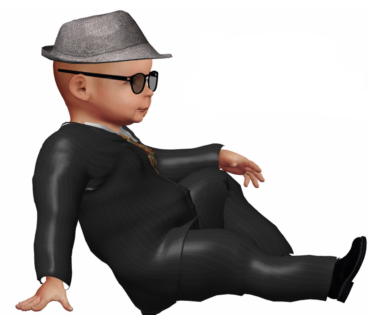 Baby 2 model - TurboSquid 1671844