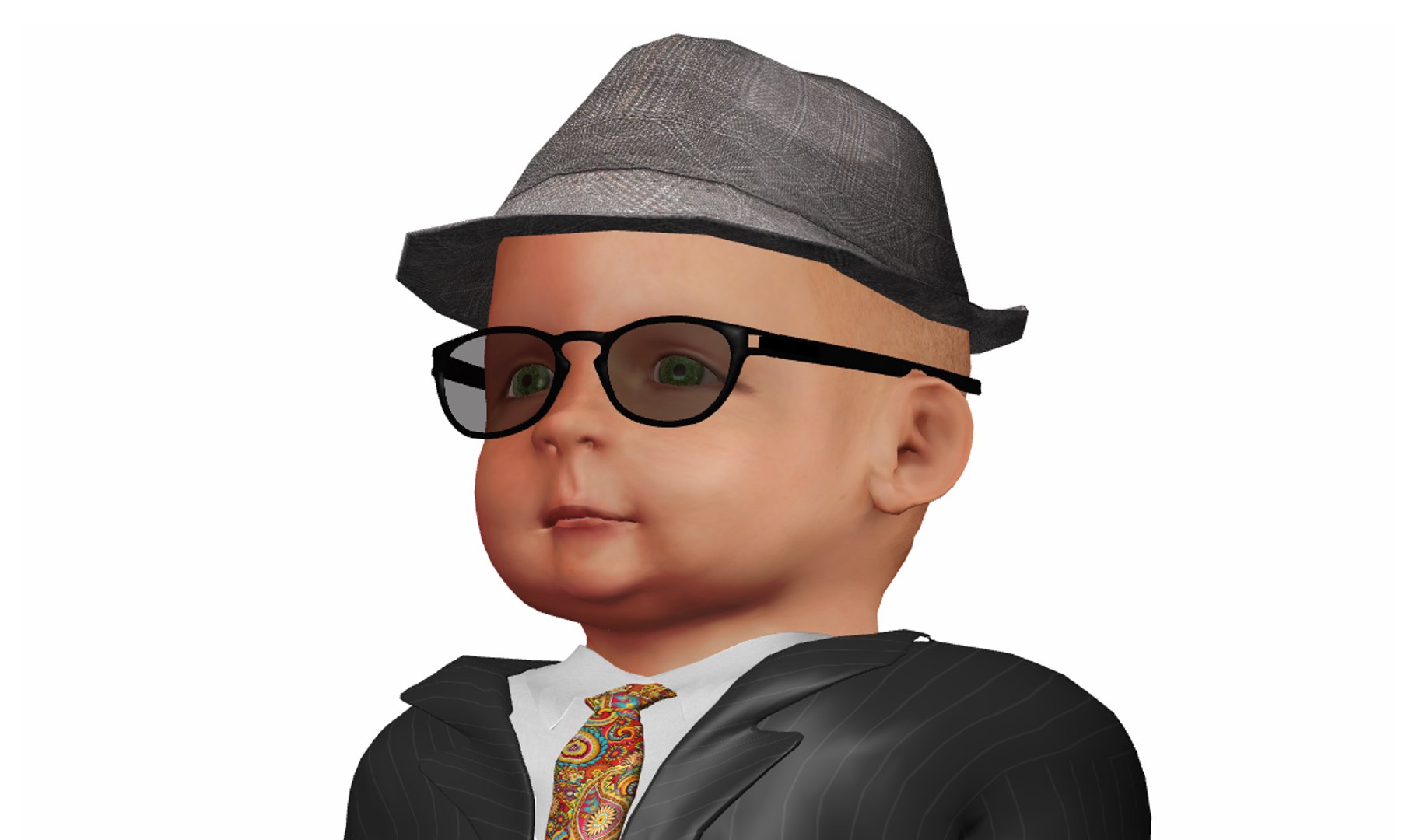 Baby 2 Model - TurboSquid 1671844