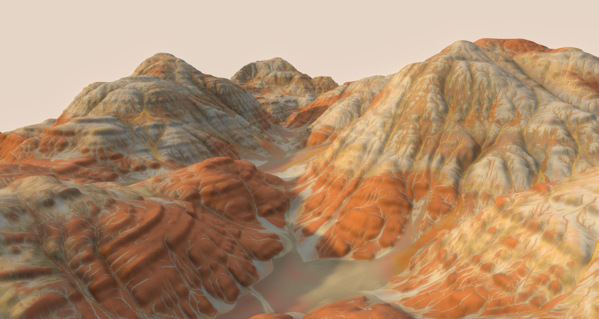 3D Desert Terrain Model - TurboSquid 1302812