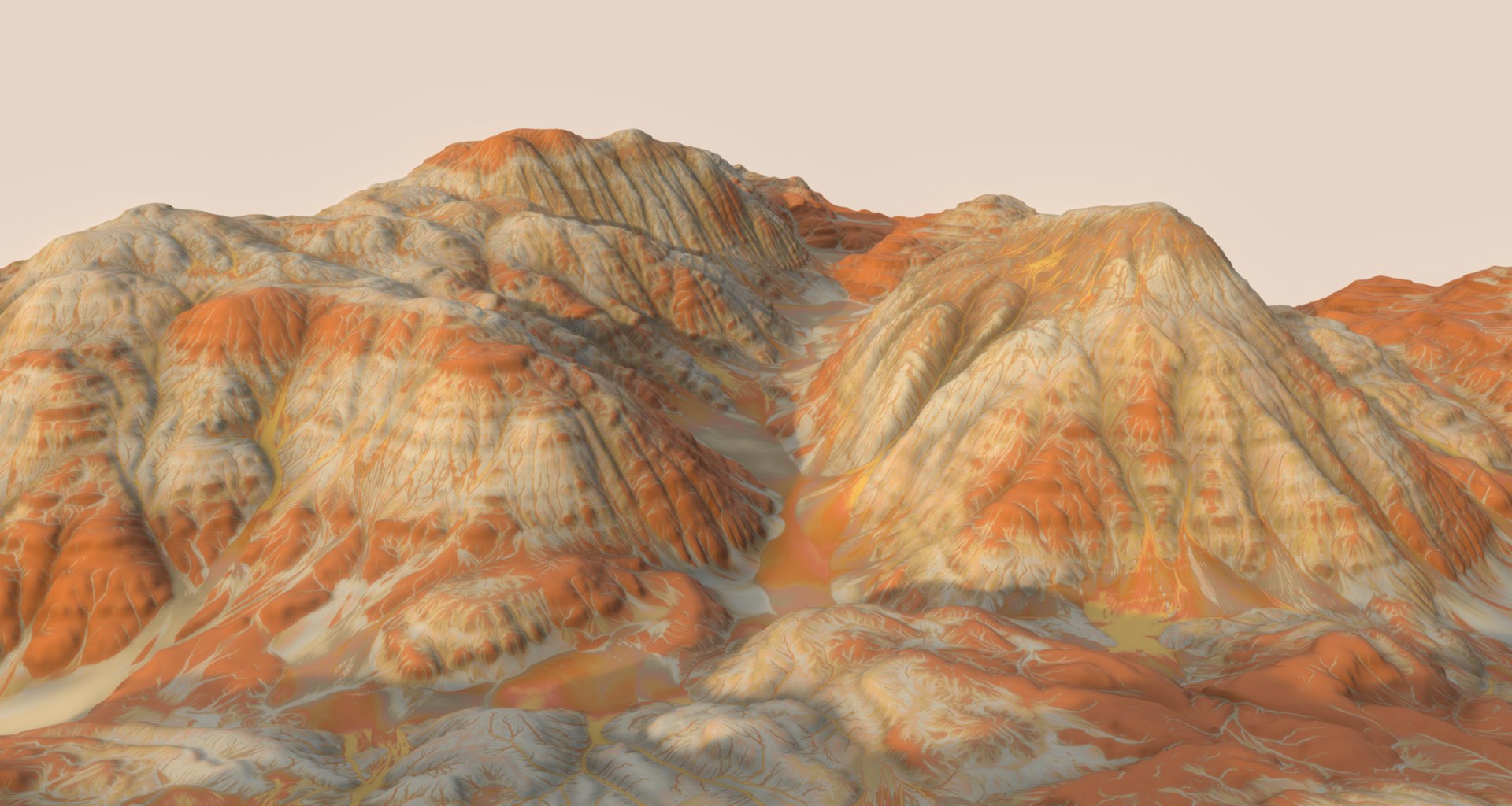 3D Desert Terrain Model - TurboSquid 1302812
