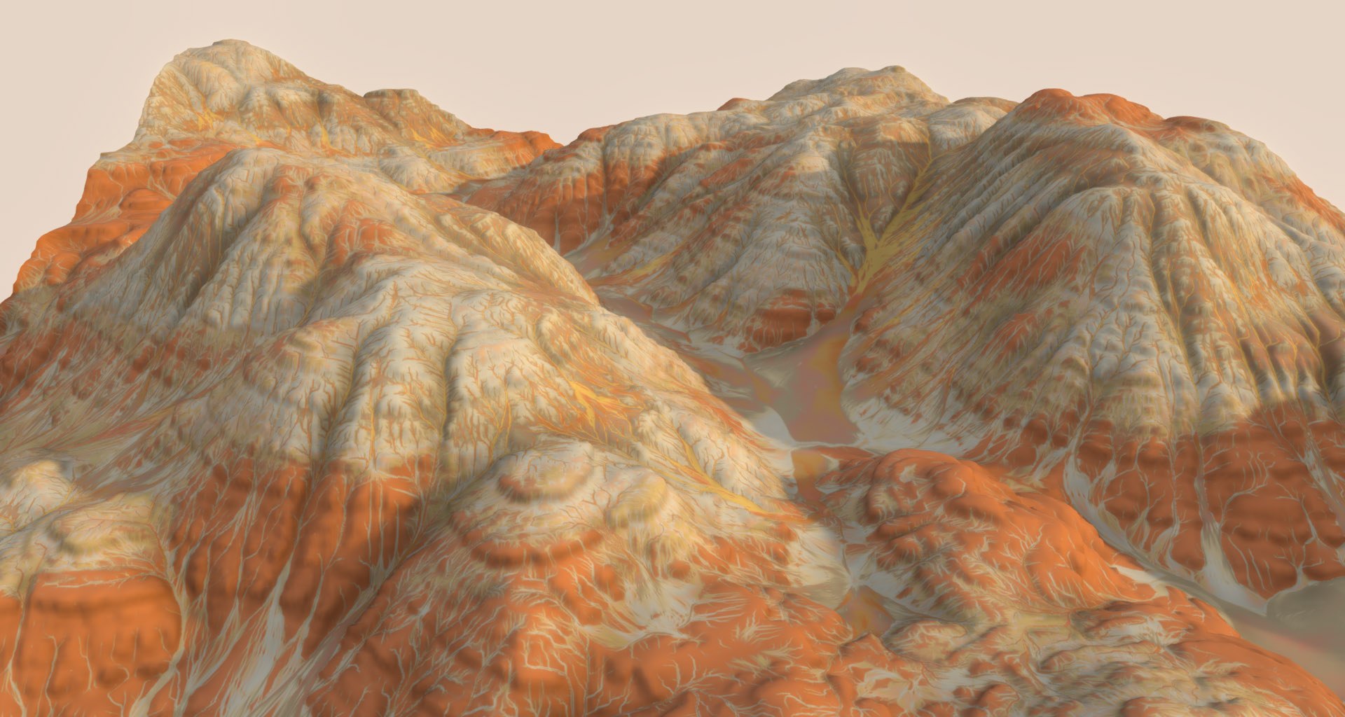 3D Desert Terrain Model - TurboSquid 1302812