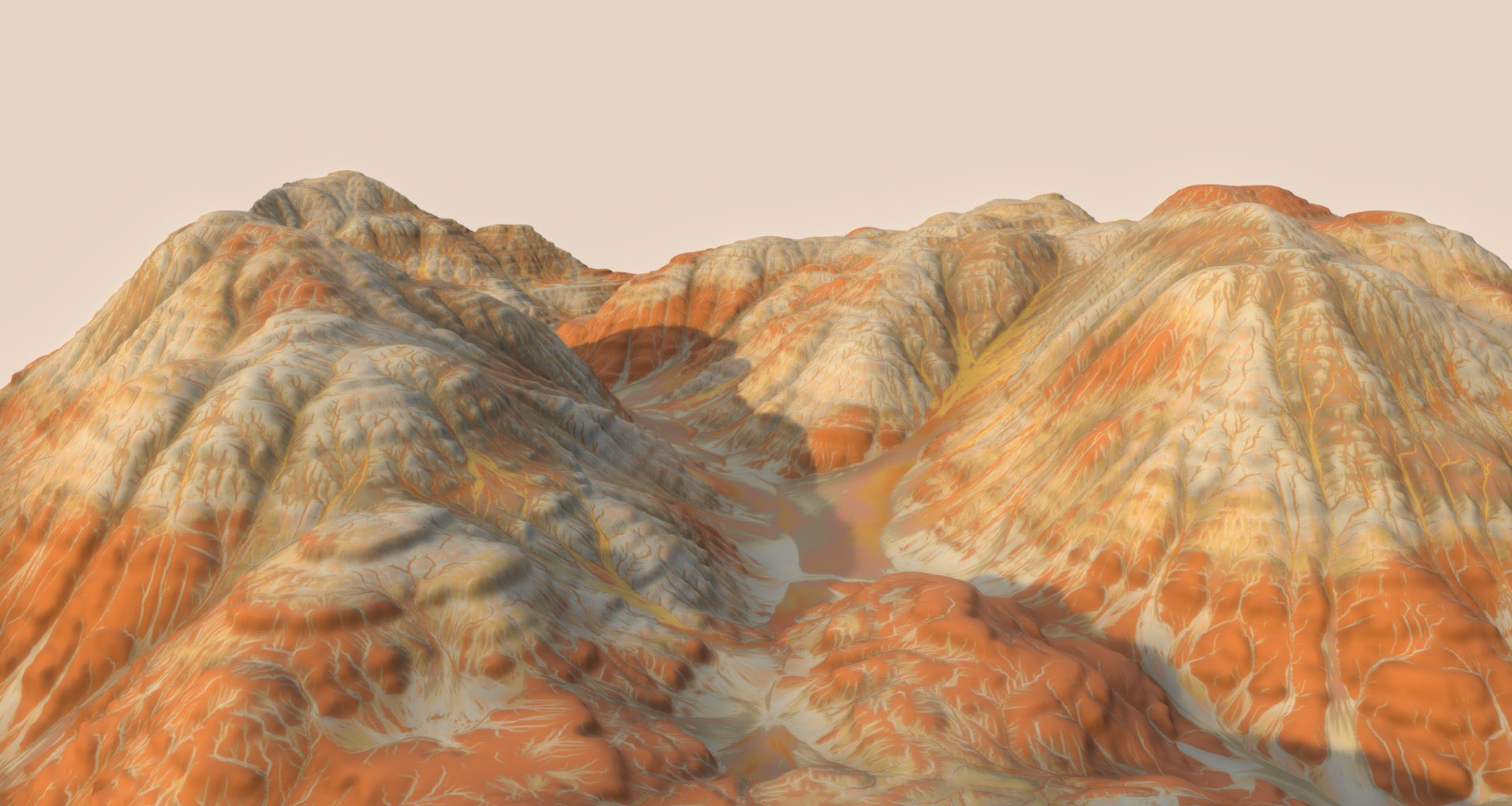 3D Desert Terrain Model - TurboSquid 1302812