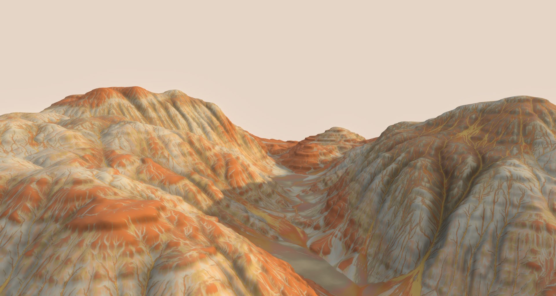 3D Desert Terrain Model - TurboSquid 1302812