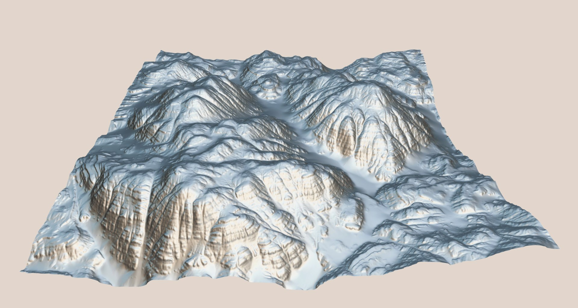 3D Desert Terrain Model - TurboSquid 1302812