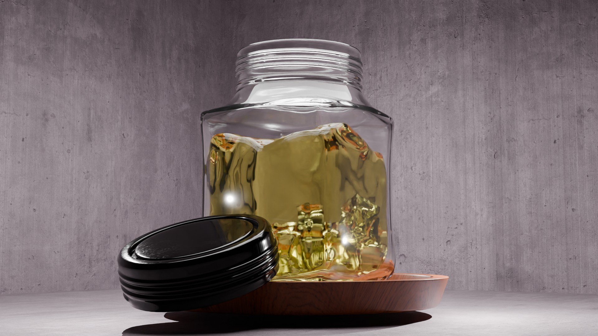 Glass Jar 3D Model - TurboSquid 2245602