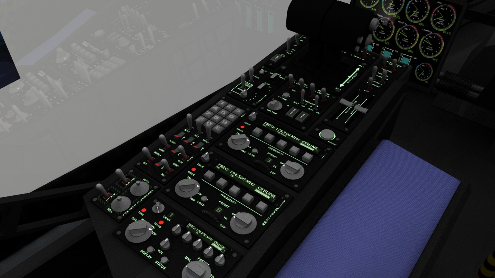 3d Fighter Escape Pod Cockpit