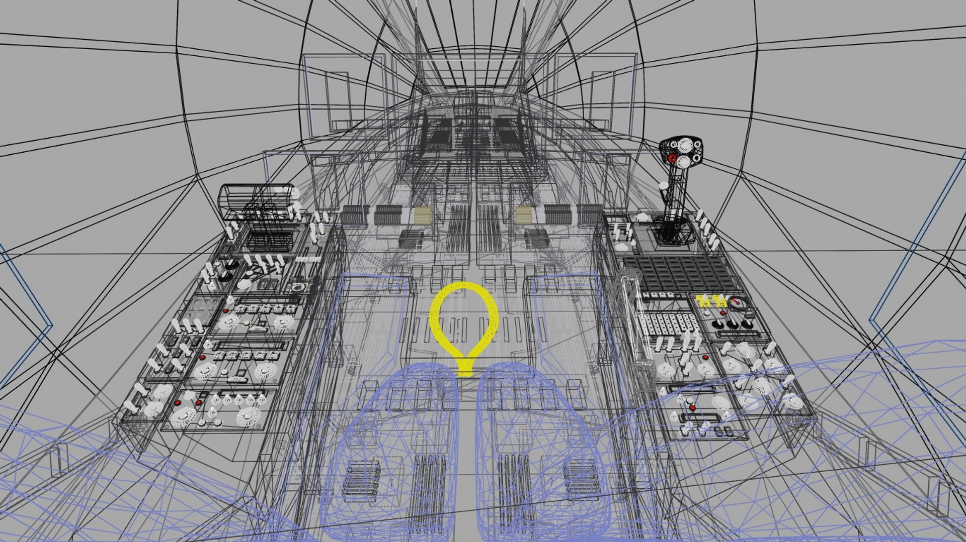 3d Fighter Escape Pod Cockpit