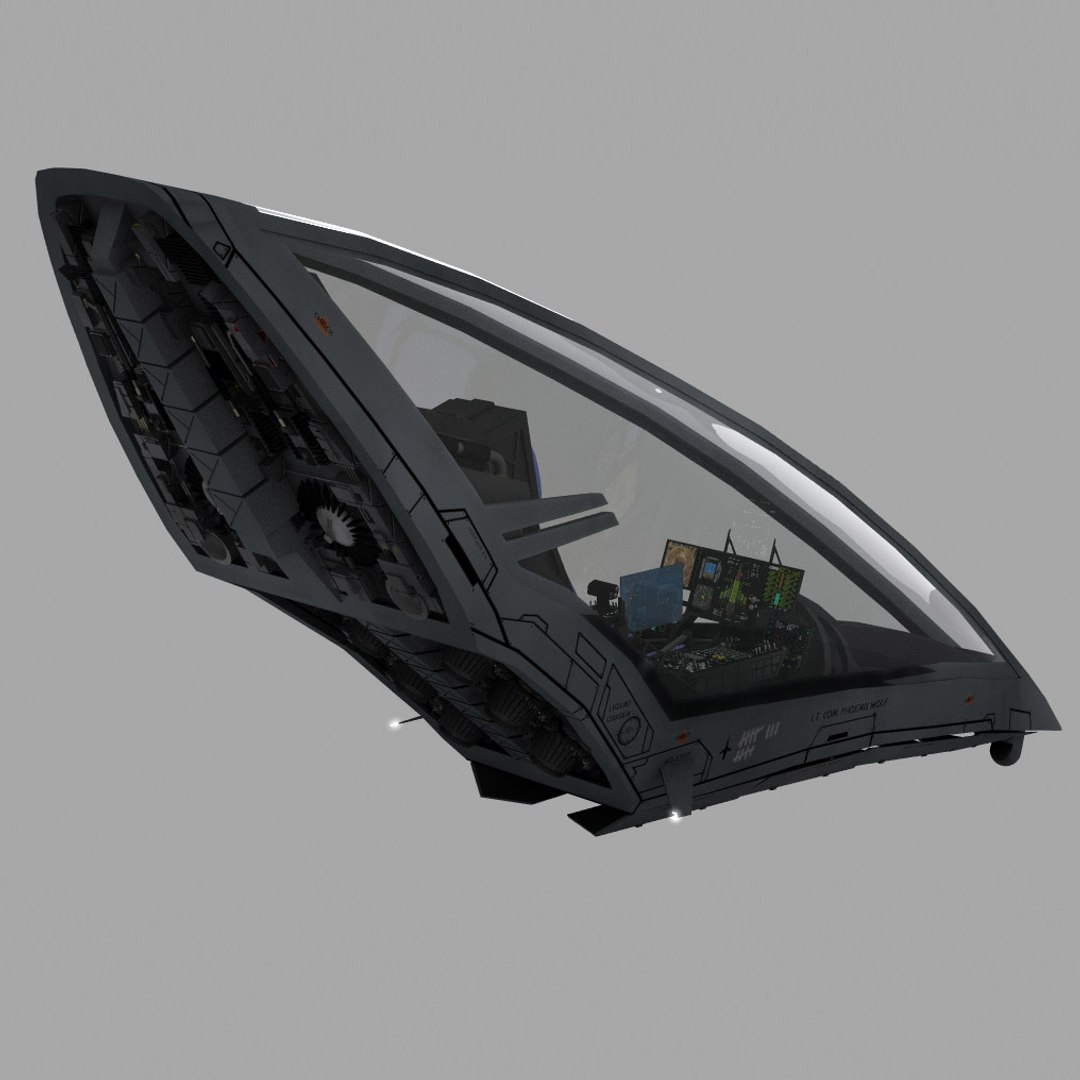 3d Fighter Escape Pod Cockpit
