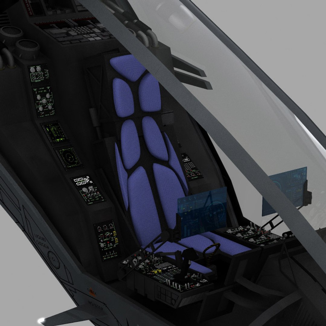 3d Fighter Escape Pod Cockpit
