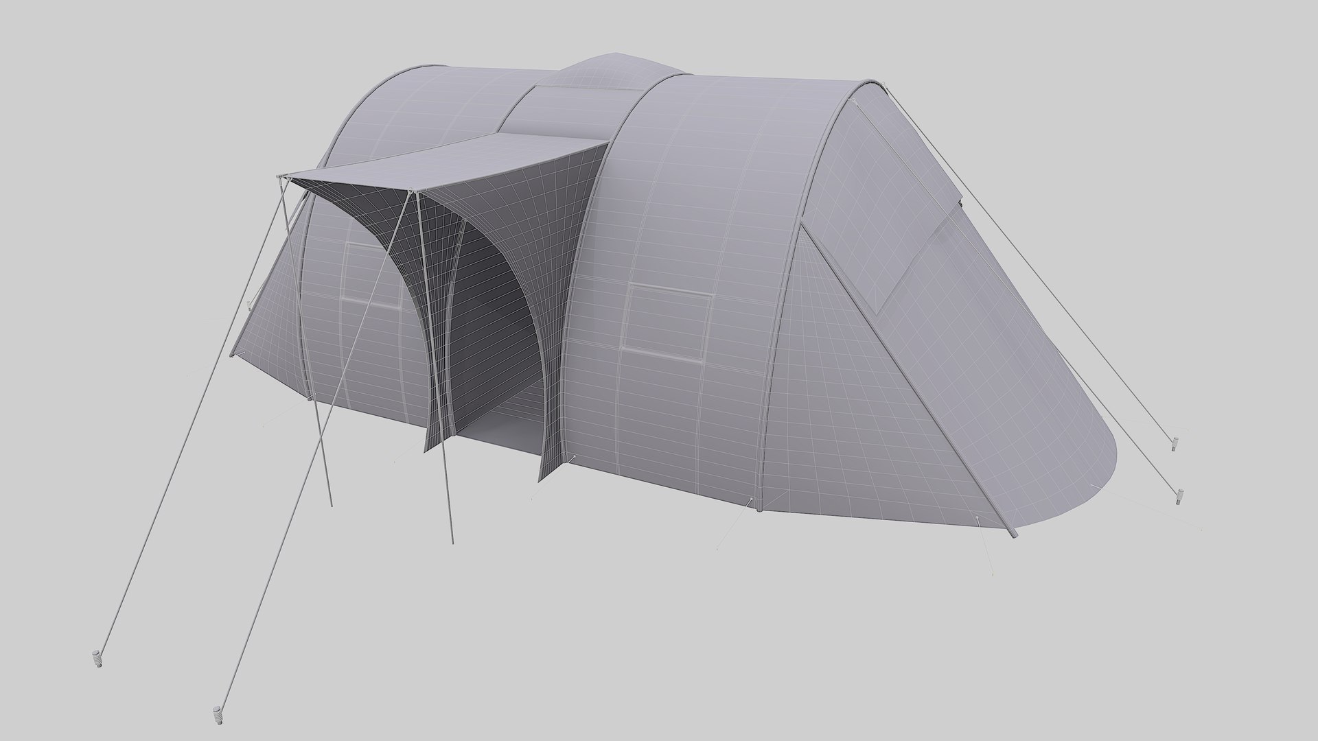 Tent 9 With PBR 4K Model - TurboSquid 2049717