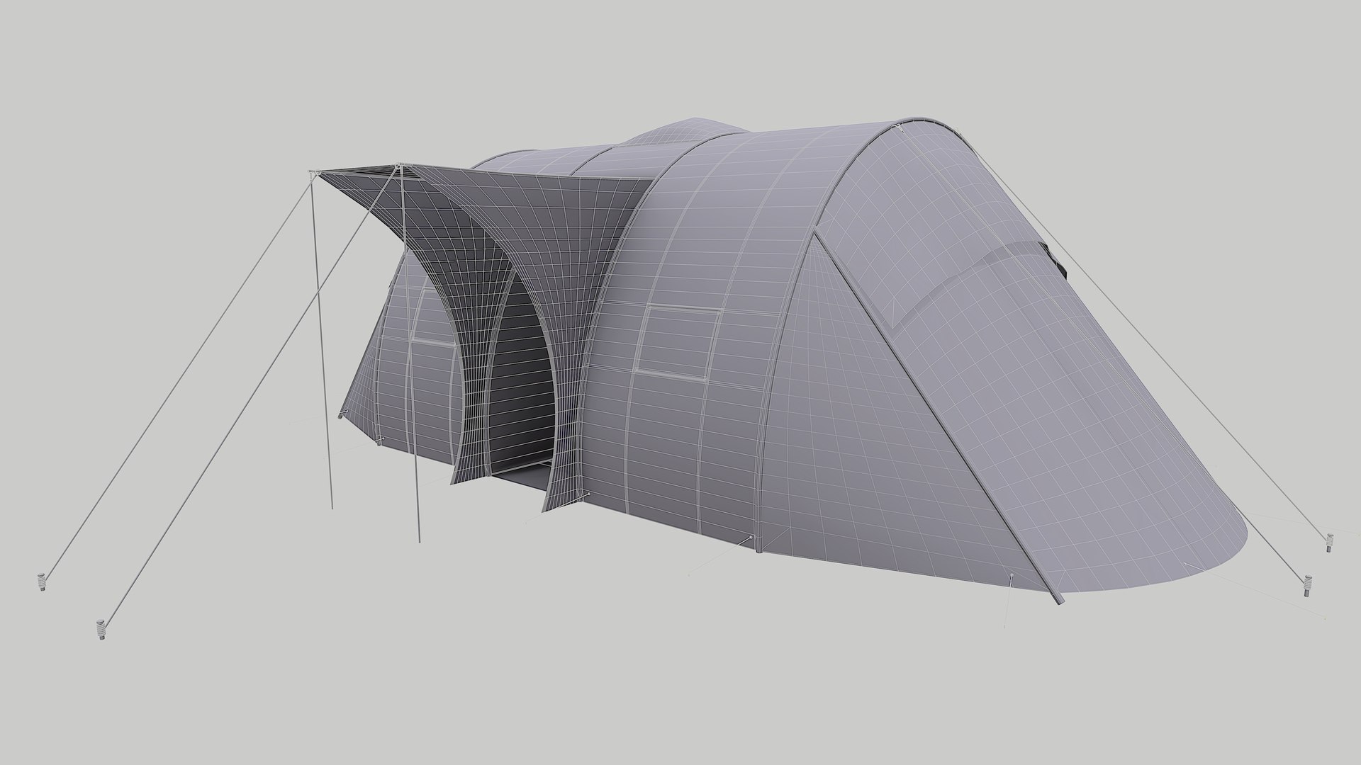 Tent 9 With PBR 4K Model - TurboSquid 2049717