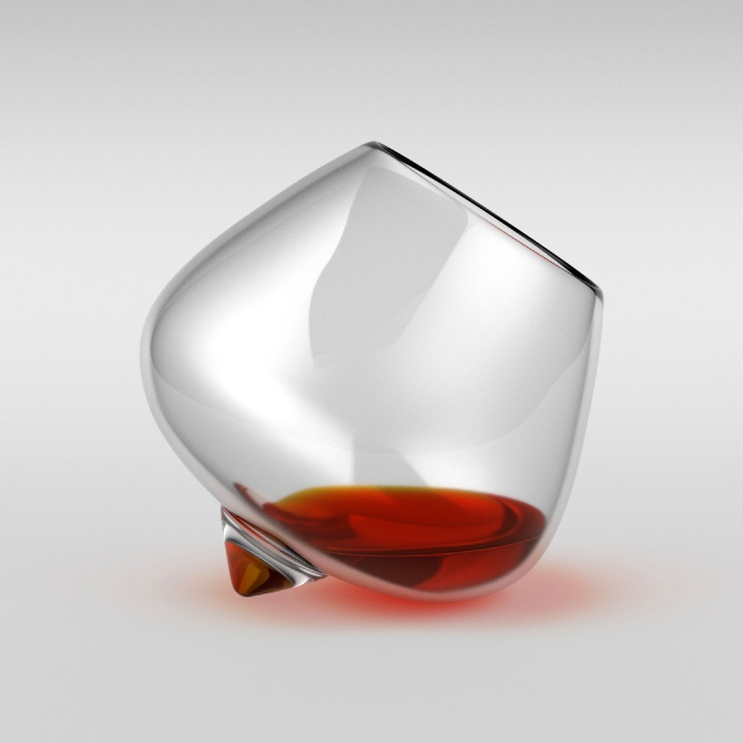 3D spin whisky glass model - TurboSquid 1631440