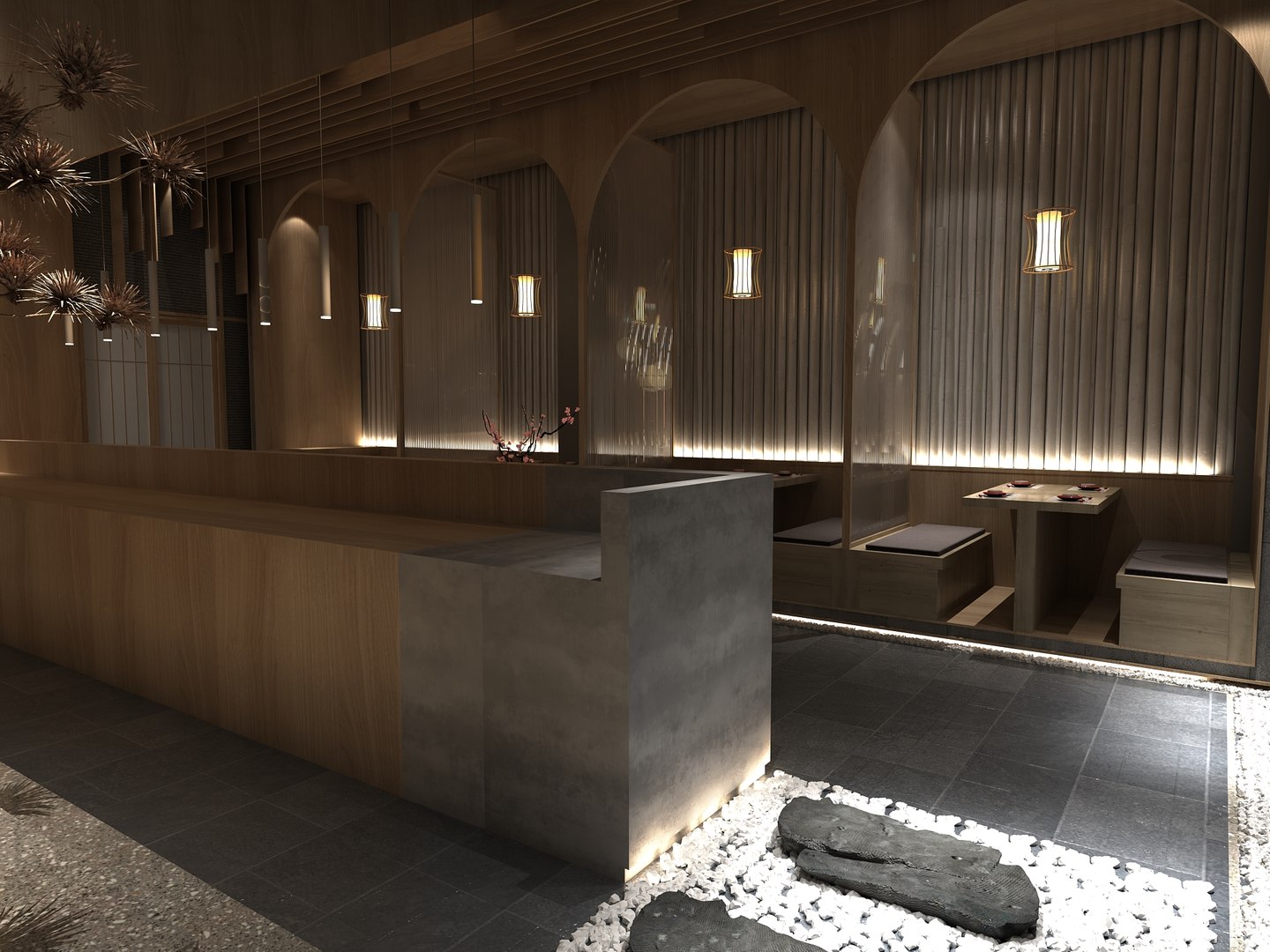 Japanese Restaurant 1 3D Model - TurboSquid 1718901