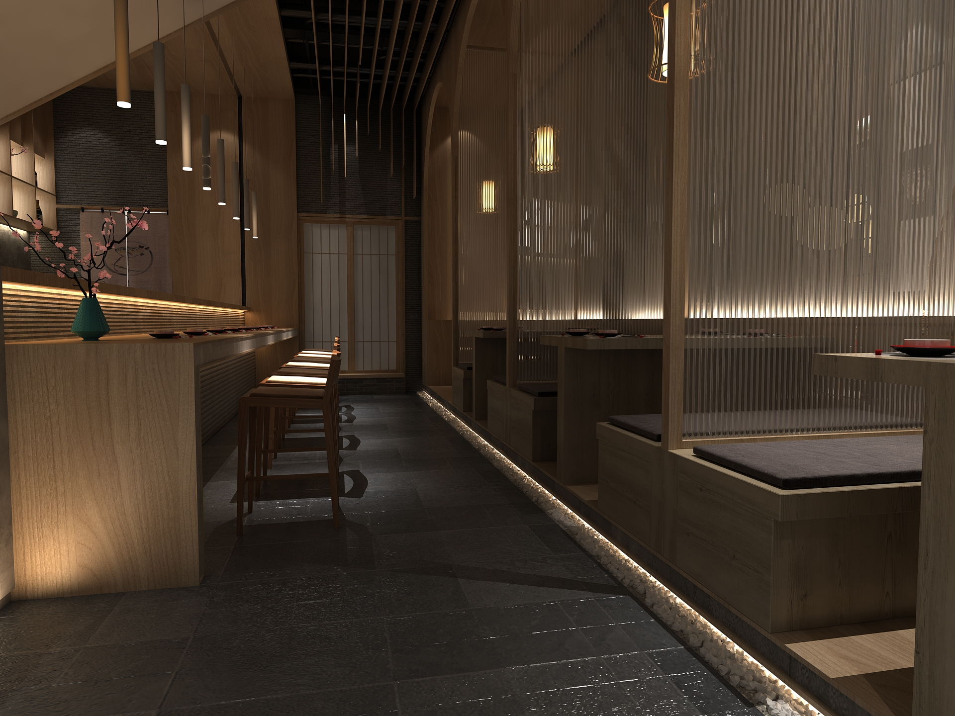 Japanese Restaurant 1 3D model - TurboSquid 1718901