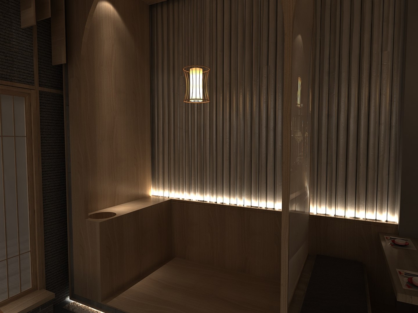 Japanese Restaurant 1 3D Model - TurboSquid 1718901