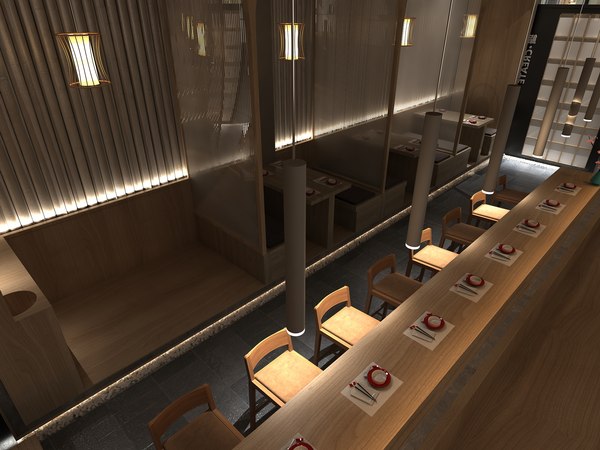 Japanese Restaurant 1 3D model - TurboSquid 1718901