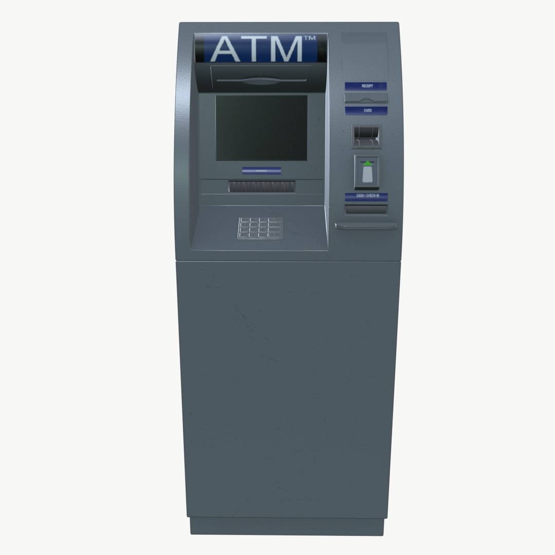 ATM Machine 3D Model - TurboSquid 2295909