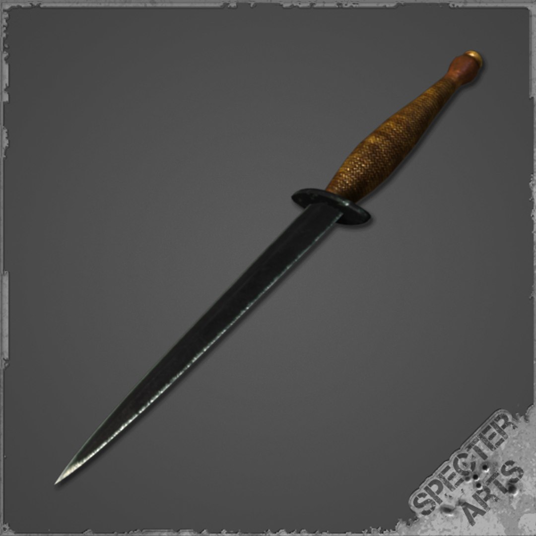 3d Model Fairburn Dagger Commando